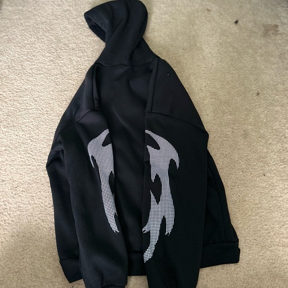 SHEIN | Other | Its A Black Butterfly Jacket Its A Small | Poshmark